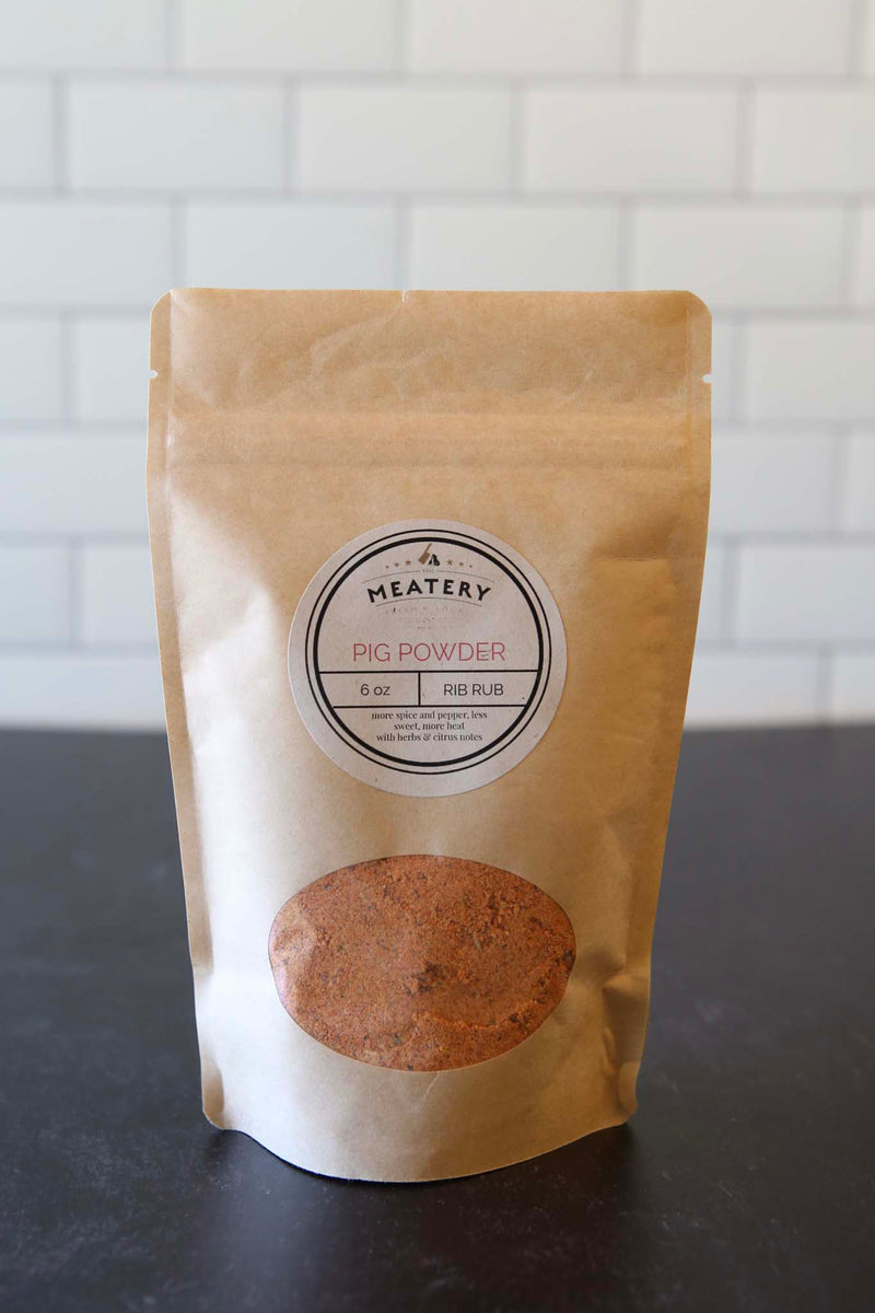 The Meatery Pig Powder Rub – Bear + Flag Roadside